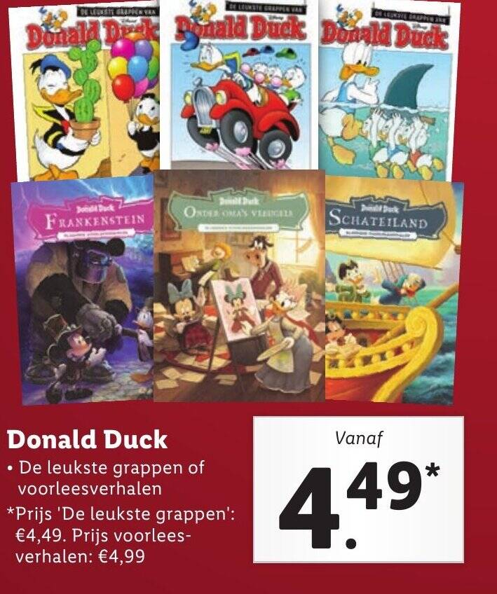 Donald Duck aanbieding bij Lidl