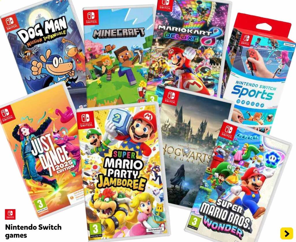 Nintendo Switch games aanbieding bij Intertoys