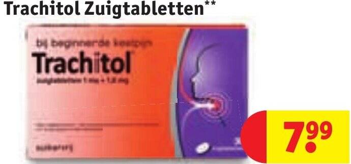 Trachitol Zuigtabletten aanbieding bij Kruidvat