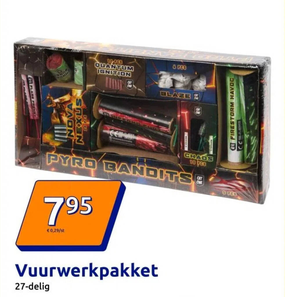 Vuurwerkpakket aanbieding bij Action