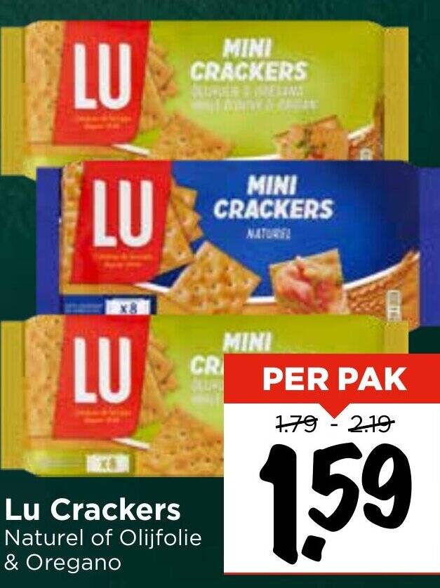 Lu Crackers aanbieding bij Vomar Voordeelmarkt