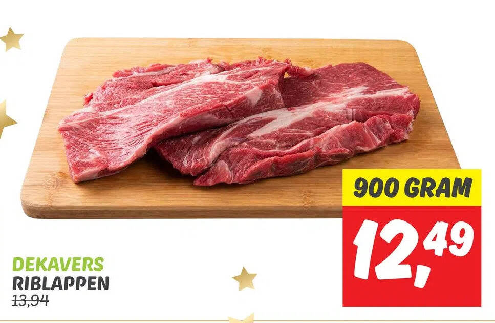 RIBLAPPEN aanbieding bij Dekamarkt