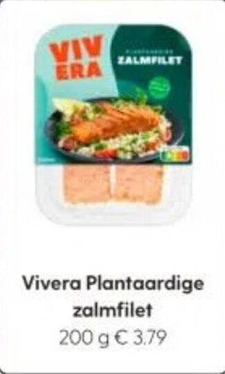 Vivera Plantaardige zalmfilet 200 g aanbieding bij Albert Heijn