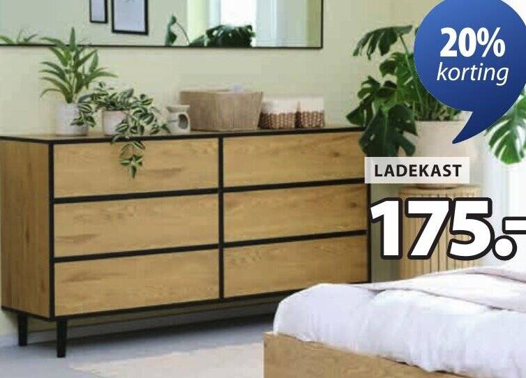 Odense ladekast B150 x H85 x D45 cm aanbieding bij Jysk