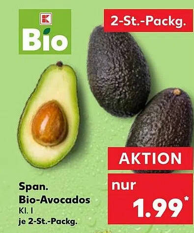 Bio-Avocados aanbieding bij Kaufland DE