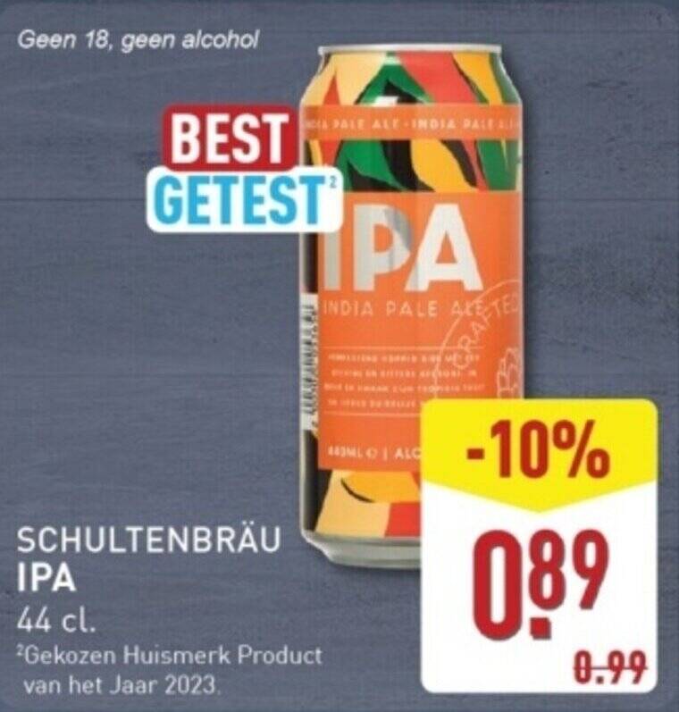 Schultenbräu IPA 44 cl aanbieding bij ALDI