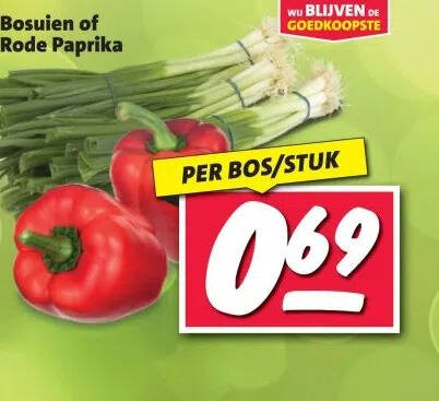 Bosuien of Rode Paprika aanbieding bij Nettorama