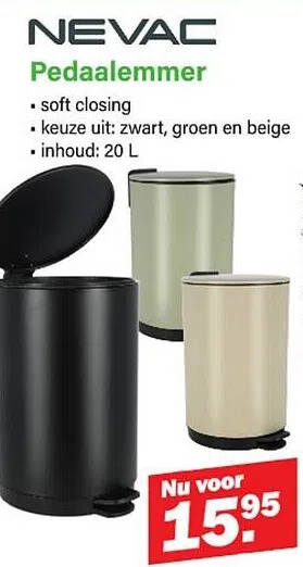NEVAC Pedaalemmer aanbieding bij Van Cranenbroek