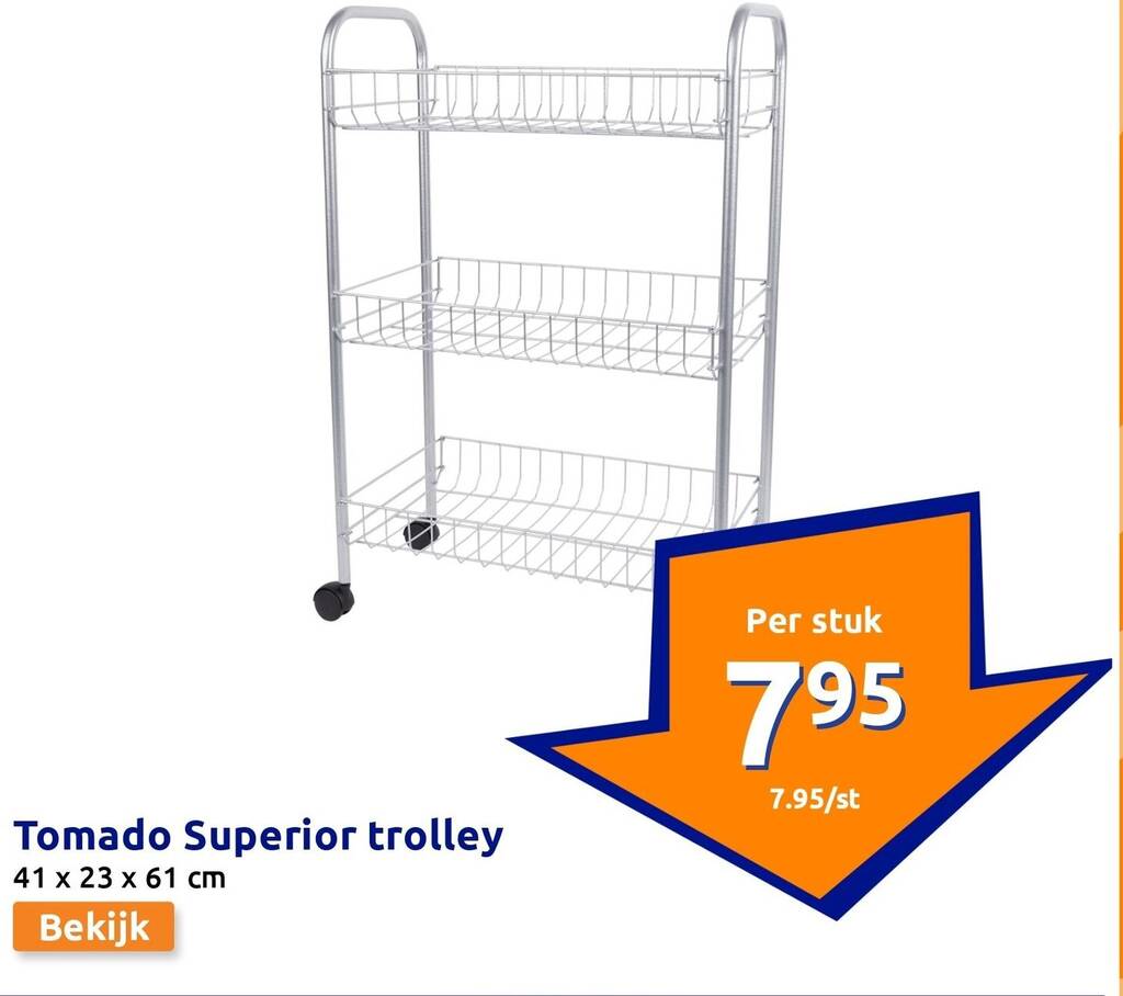 Tomado Superior trolley 41 x 23 x 61 cm aanbieding bij Action Geldig t ...