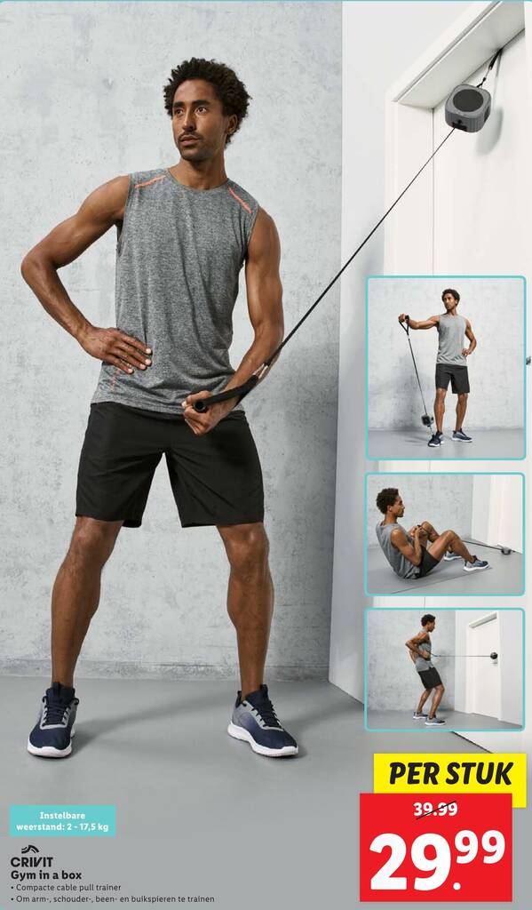 CRIVIT Gym in a box aanbieding bij Lidl