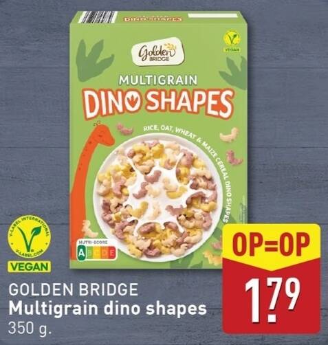 Multigrain dino shapes 350 g aanbieding bij ALDI