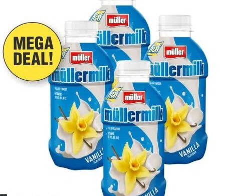 Müllermilk Vanilla aanbieding bij Budget Food