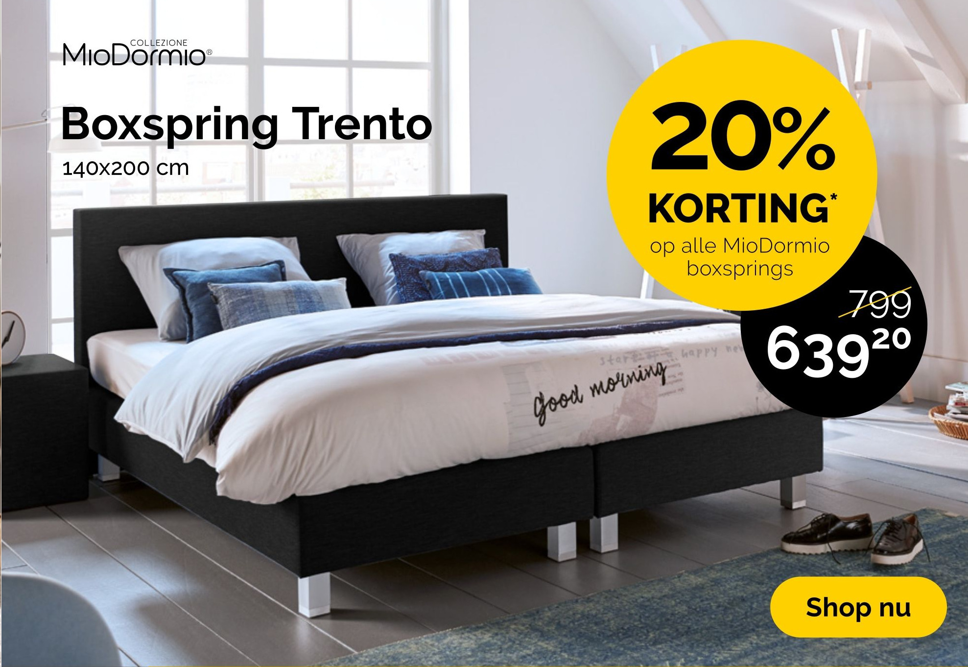 Boxspring Trento aanbieding bij Beter Bed