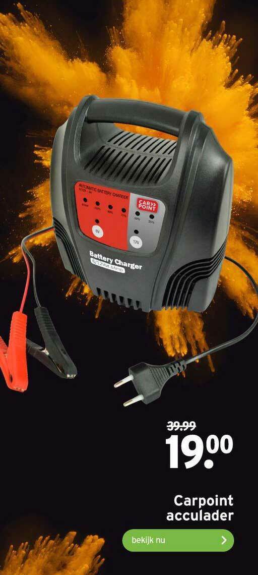 Carpoint acculader aanbieding bij GAMMA