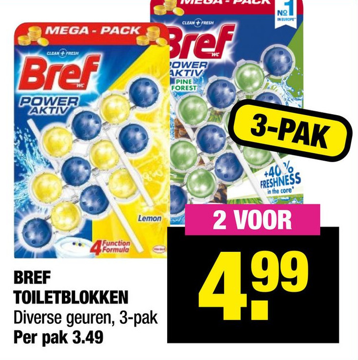 Bref Toiletblokken aanbieding bij Big Bazar
