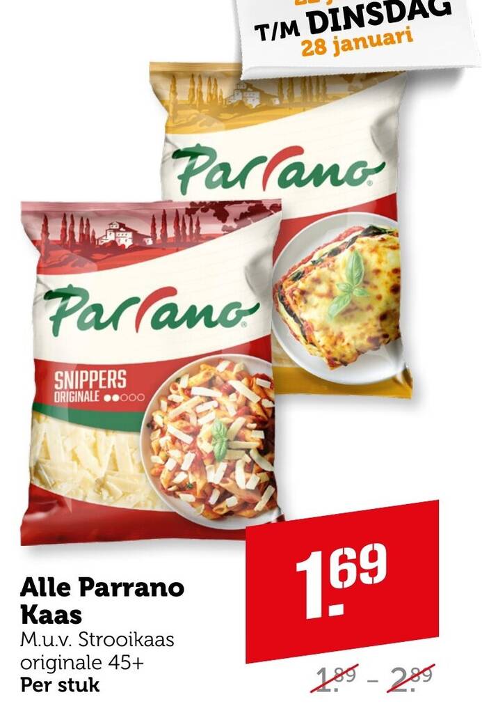 Alle Parrano Kaas aanbieding bij Coop