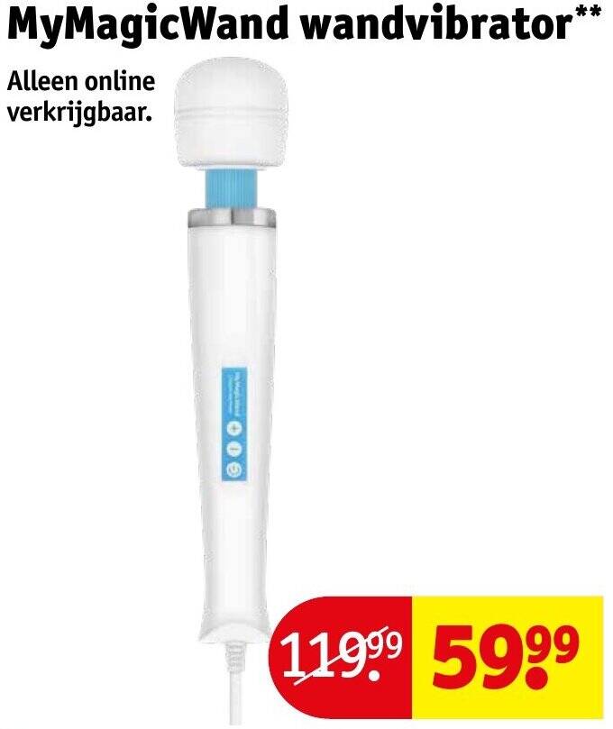 MyMagic Wand wandvibrator aanbieding bij Kruidvat