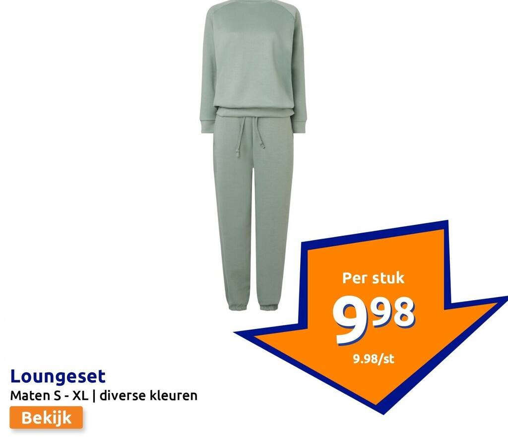 Loungeset aanbieding bij Action Geldig t/m 28-01-2025