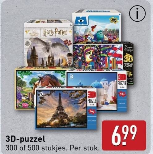 3D-puzzel aanbieding bij ALDI