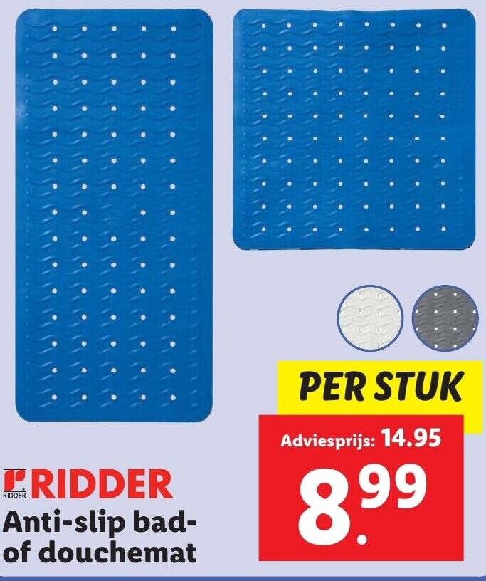 RIDDER Anti slip bad of douchemat aanbieding bij Lidl