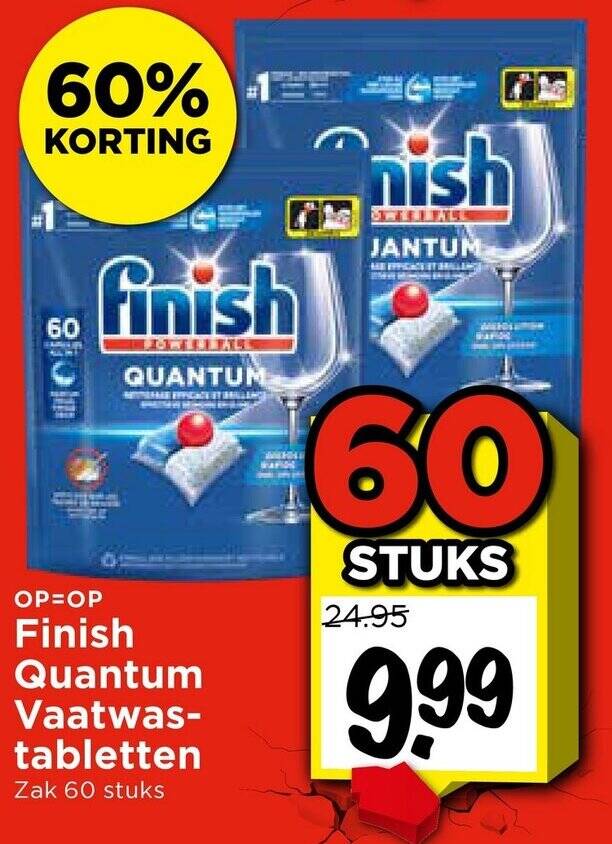 Finish Quantum Vaatwas tabletten aanbieding bij Vomar Voordeelmarkt ...