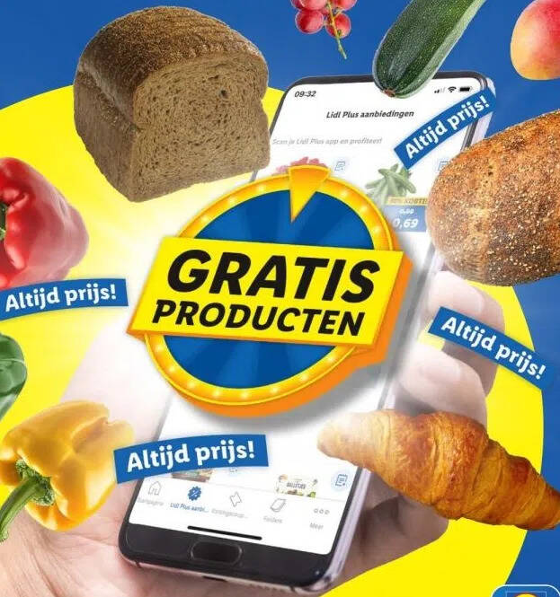 Scan, spin en win met Lidl Plus aanbieding bij Lidl