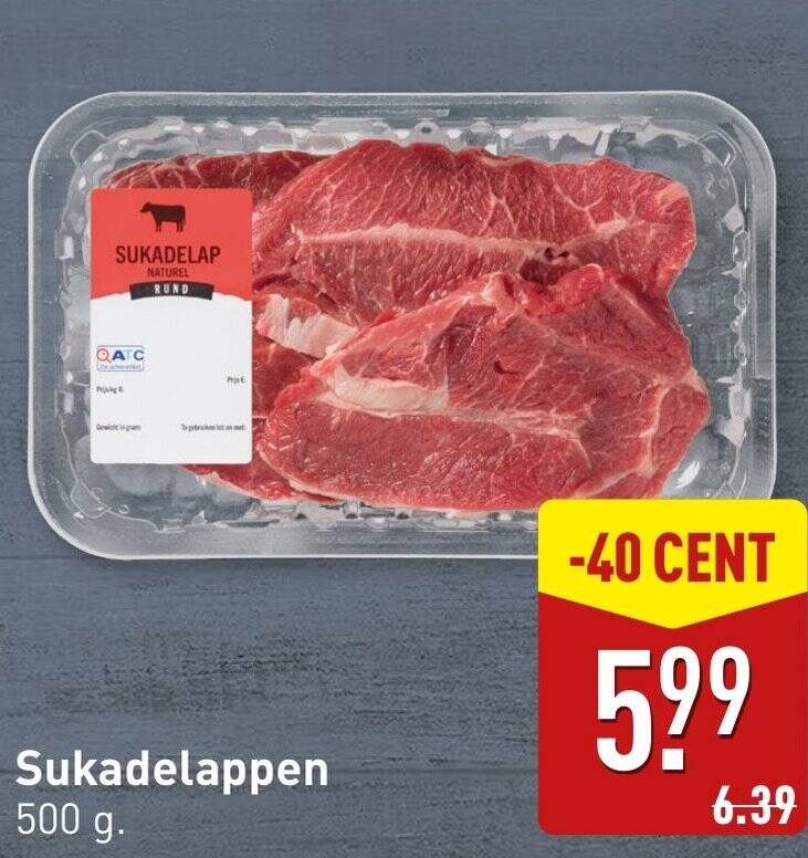 Sukadelappen 500 g aanbieding bij ALDI