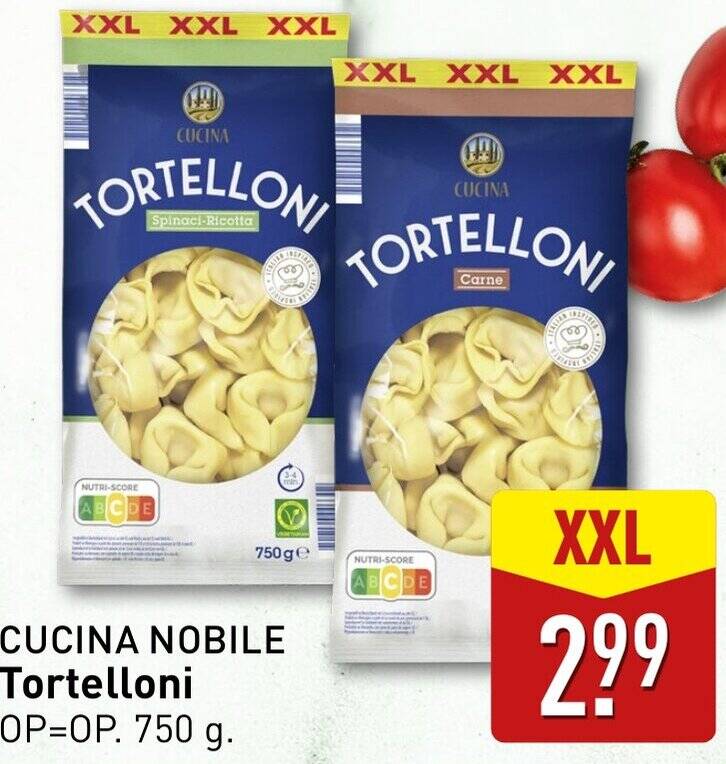 Cucina nobile tortelloni 750 g aanbieding bij ALDI