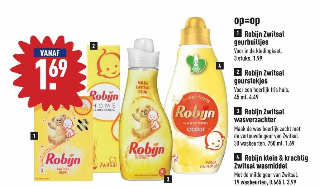 Robijn Zwitsal Geurbuiltjes, Robijn Zwitsal Geurstokjes, Robijn Zwitsal ...