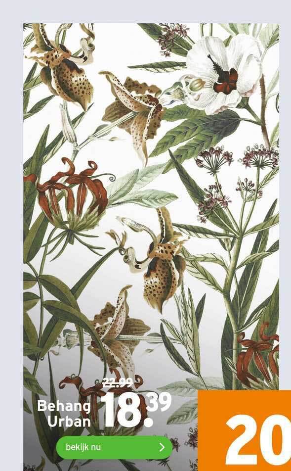 Behang urban aanbieding bij GAMMA