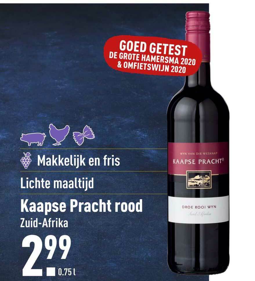 Kaapse Pracht Rood aanbieding bij ALDI