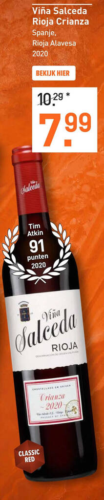 Viña Salceda Rioja Crianza aanbieding bij Gall & Gall