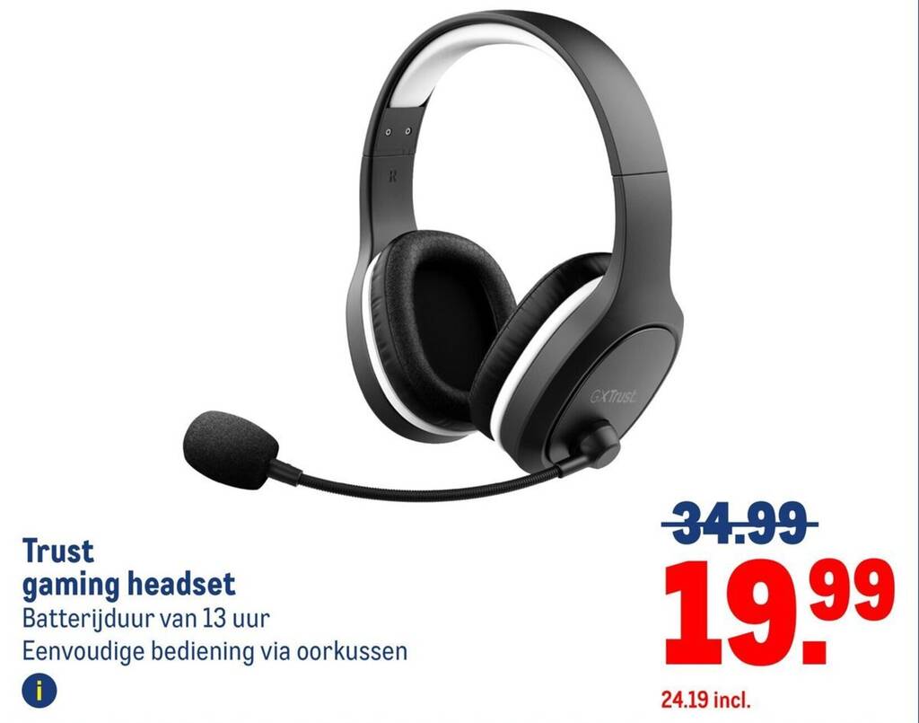Trust gaming headset aanbieding bij Makro