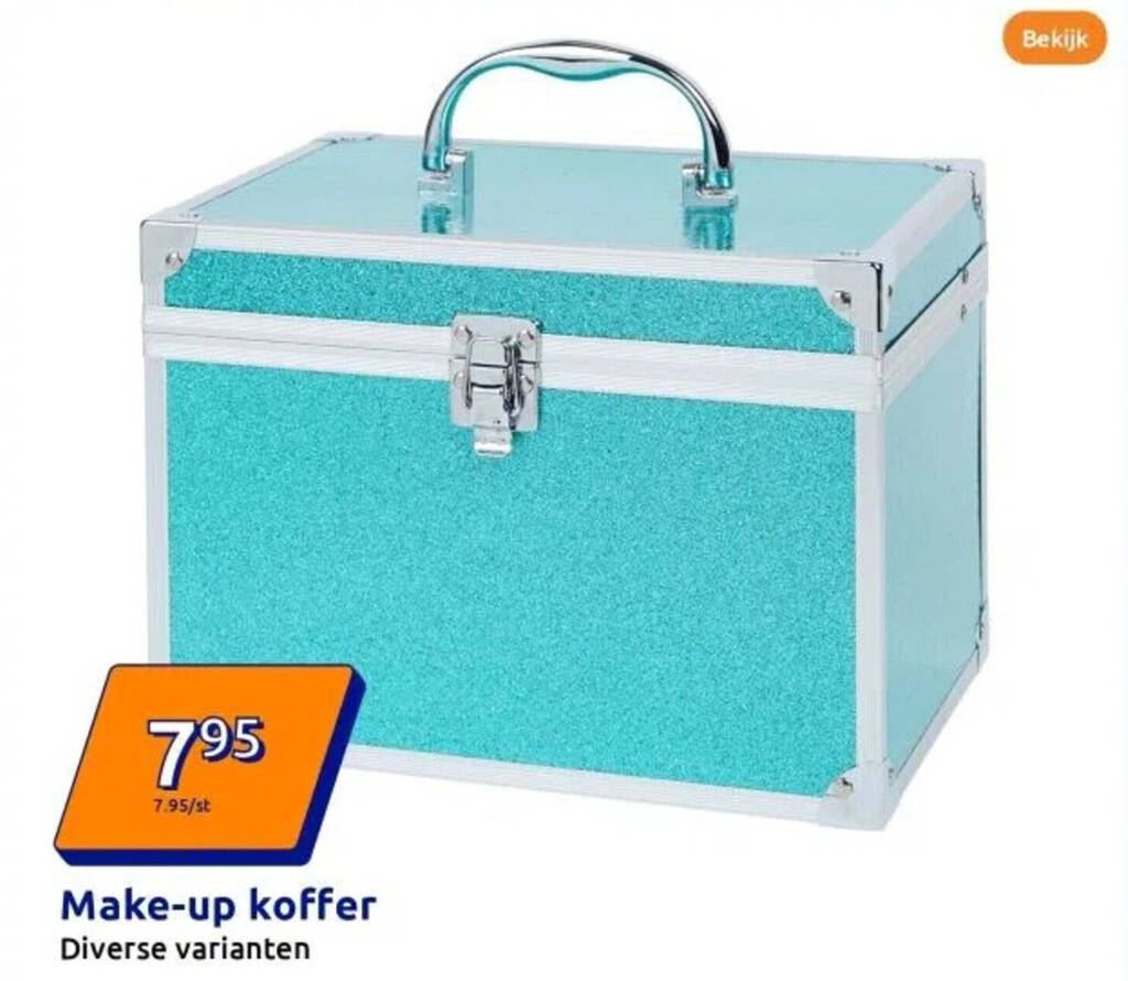 Make-up koffer aanbieding bij Action Geldig t/m 11-02-2025