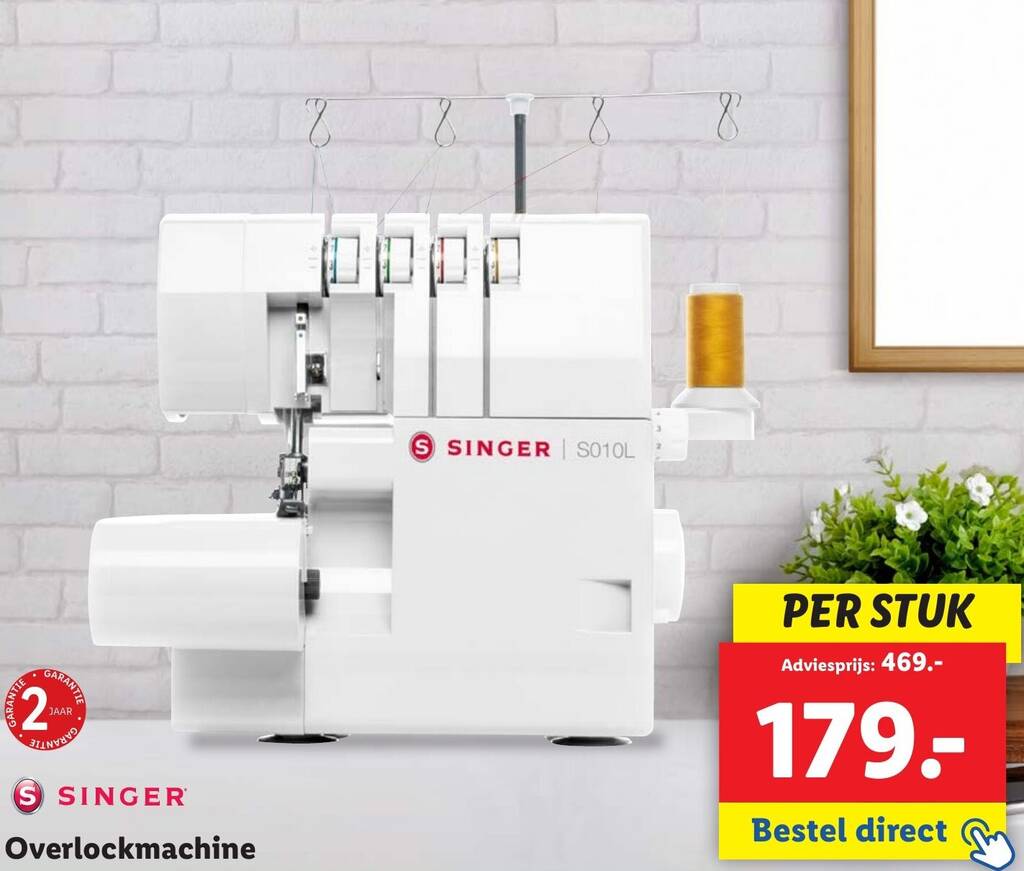 SINGER Overlockmachine aanbieding bij Lidl