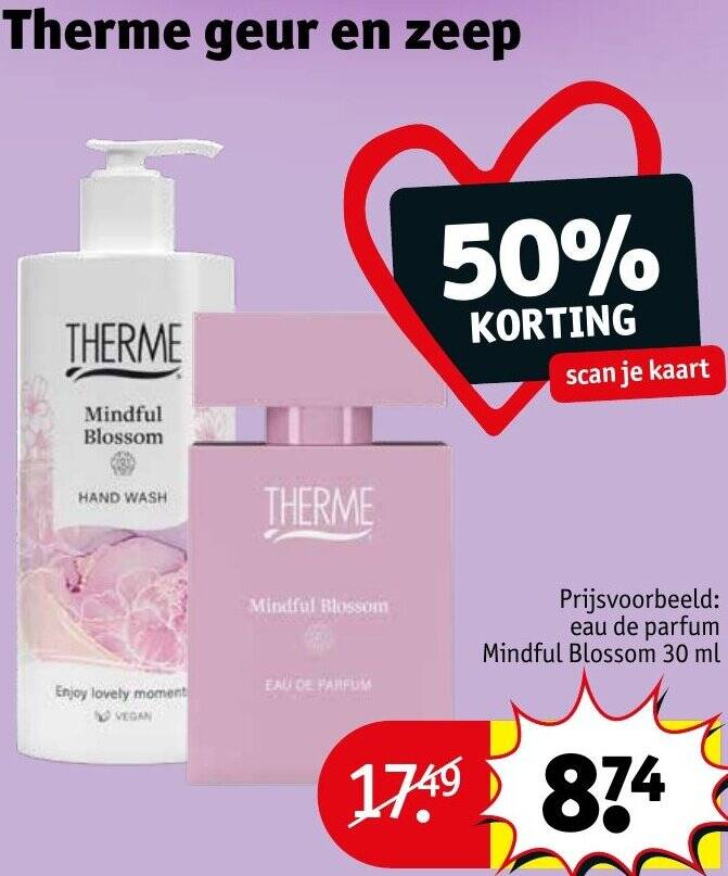 Therme geur en zeep 30 ml aanbieding bij Kruidvat