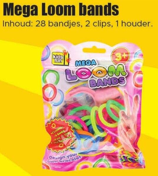 Mega Loom bands aanbieding bij Dirk