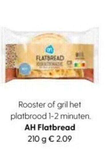 AH Flatbread 210 g aanbieding bij Albert Heijn