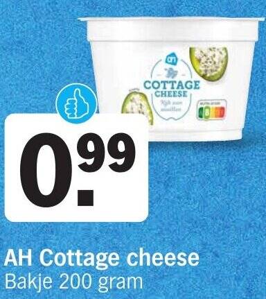 AH Cottage cheese 200 g aanbieding bij Albert Heijn