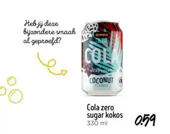Cola zero sugar kokos aanbieding bij Jumbo