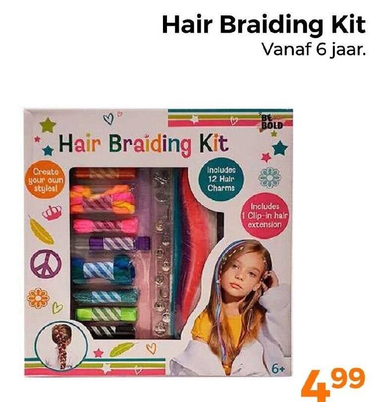 Hair Braiding Kit aanbieding bij Trekpleister