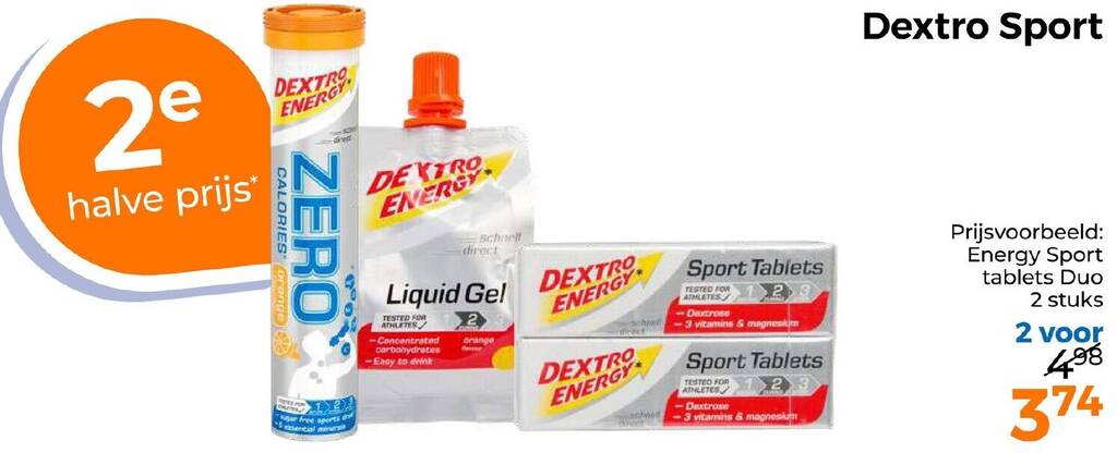 Dextro Sport aanbieding bij Trekpleister
