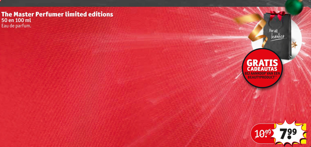 The Master Perfumer limited editions aanbieding bij Kruidvat