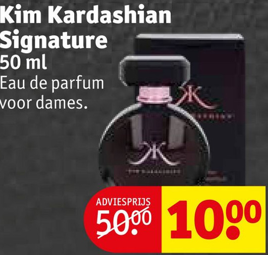 Kim Kardashian Signature aanbieding bij Kruidvat