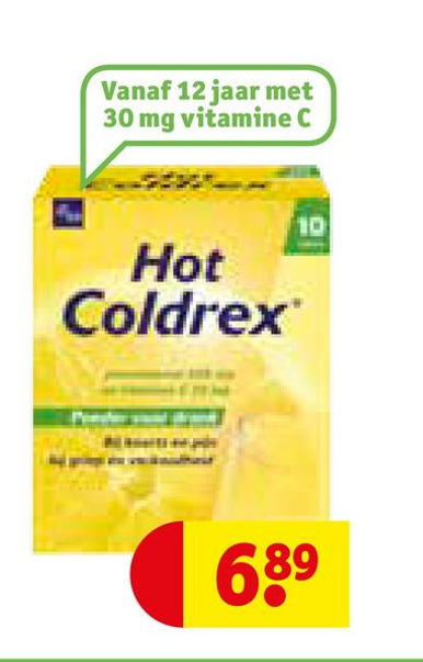 Hot Coldrex aanbieding bij Kruidvat