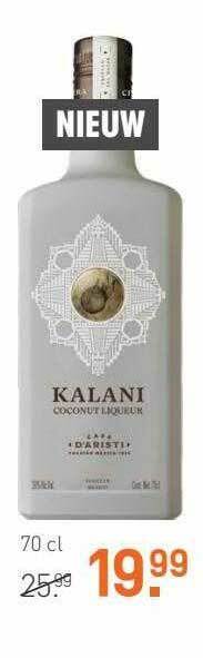 Kalani Coconut Liqueur aanbieding bij Gall & Gall