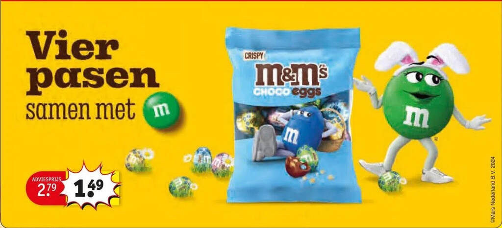 Vier pasen samen met m aanbieding bij Kruidvat