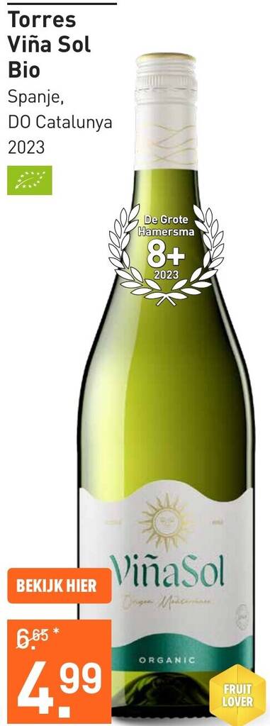 Torres Viña Sol Bio aanbieding bij Gall & Gall