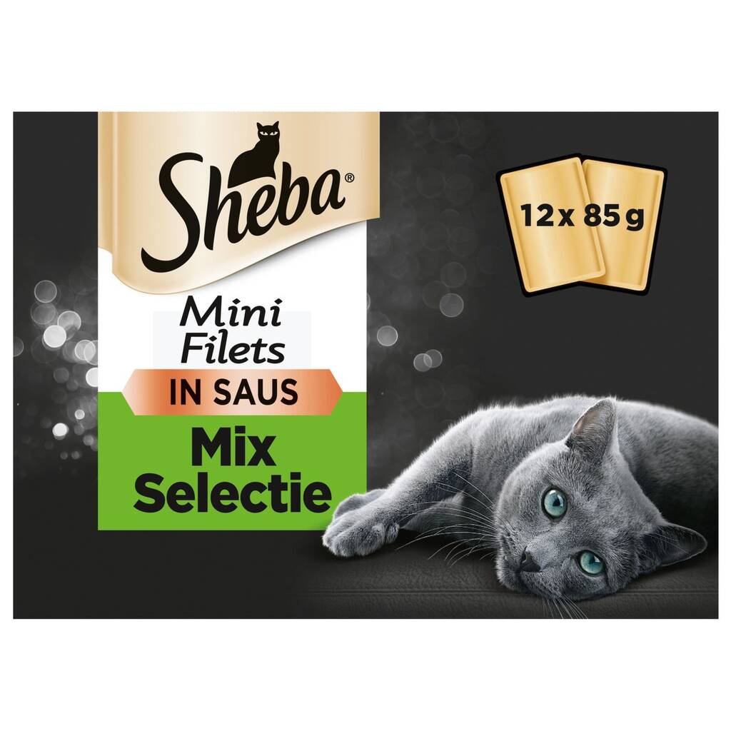 Sheba Multipack Mini Filets Chef Pouch - Kattenvoer - 12x85 g Kies en ...