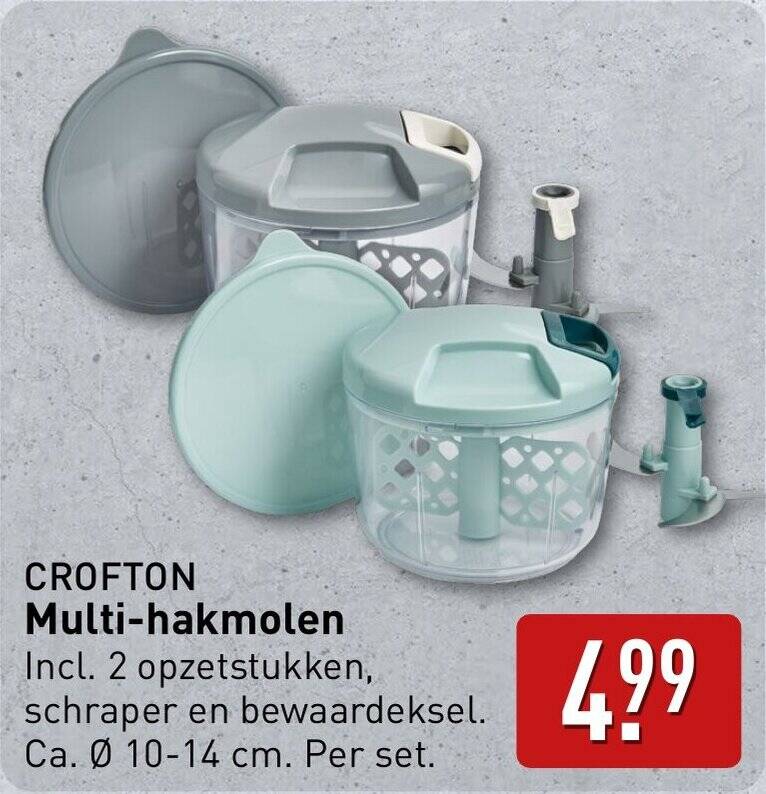 Crofton Multi hakmolen 10 - 14 cm aanbieding bij ALDI